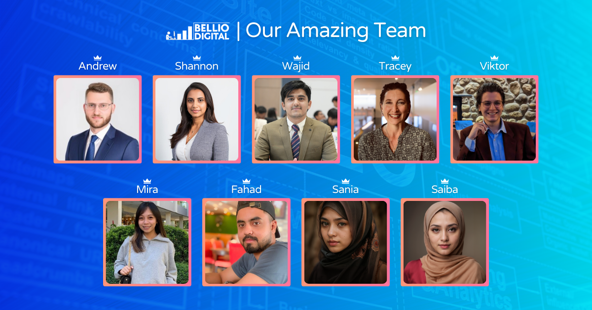 Our Amazing Team - Bellio Digital
